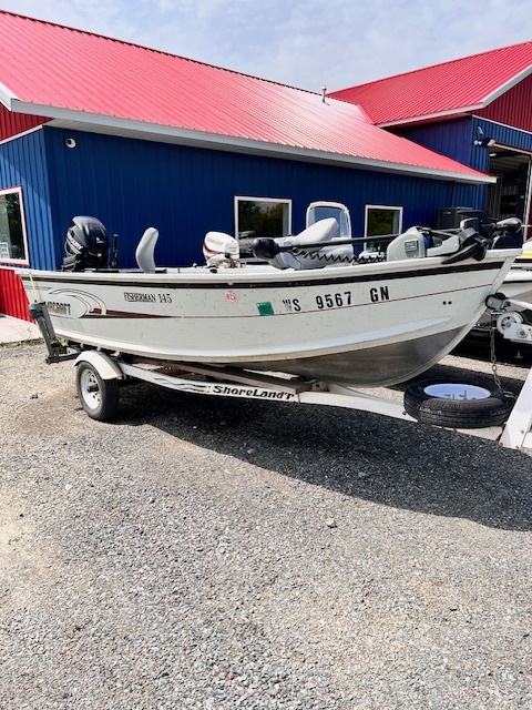 USED 14' FISHERMAN 145 W/25HP MERC | AWAKEN Marine and PowerSports